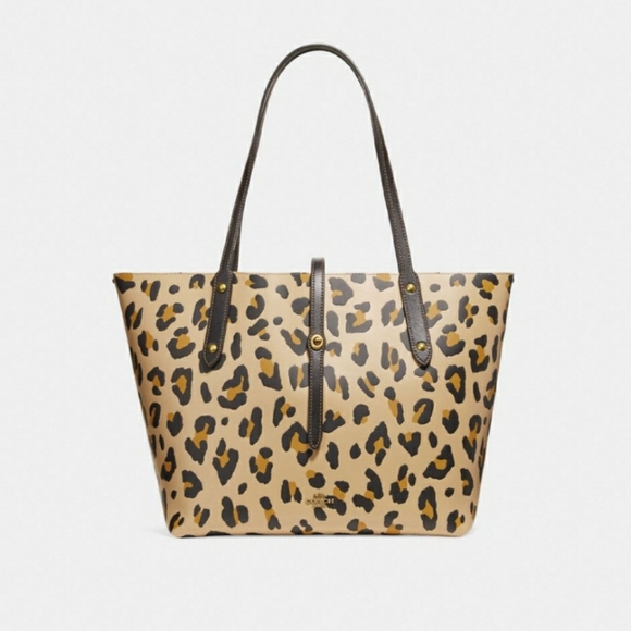 Coach | Bags | Coach Market Tote Leopard Print | Poshmark